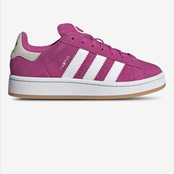 adidas | Shoes | Adidas Campus Magenta And White Sneakers | Poshmark